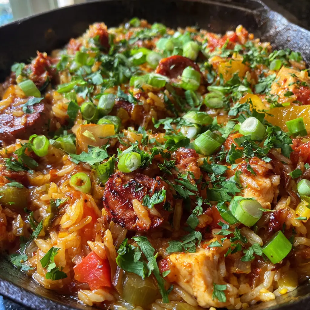 Chicken & Chorizo Jambalaya: One-Pot Louisiana Comfort Food